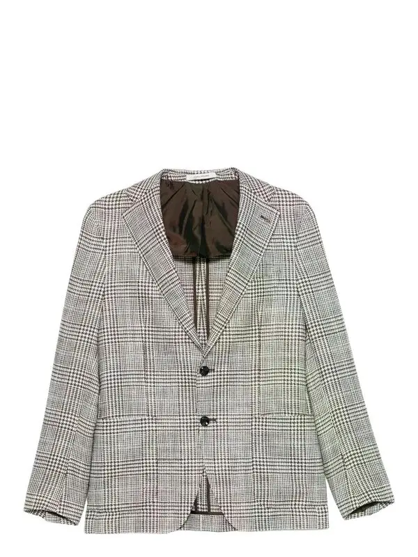 Tagliatore Checked-pattern Blazer - Neutrals
