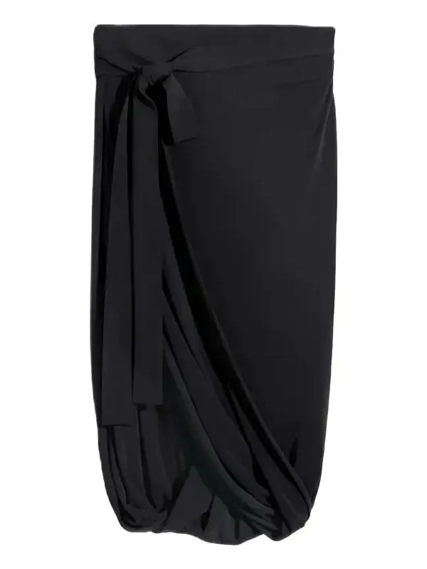 LEMAIRE Wrap Skirt - Black