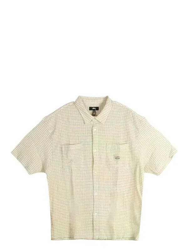 StÜssy Chequered Pocket Shirt - Neutrals