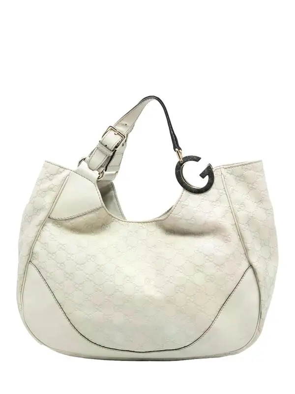 Gucci Large Sima Charlotte Tote Bag - White
