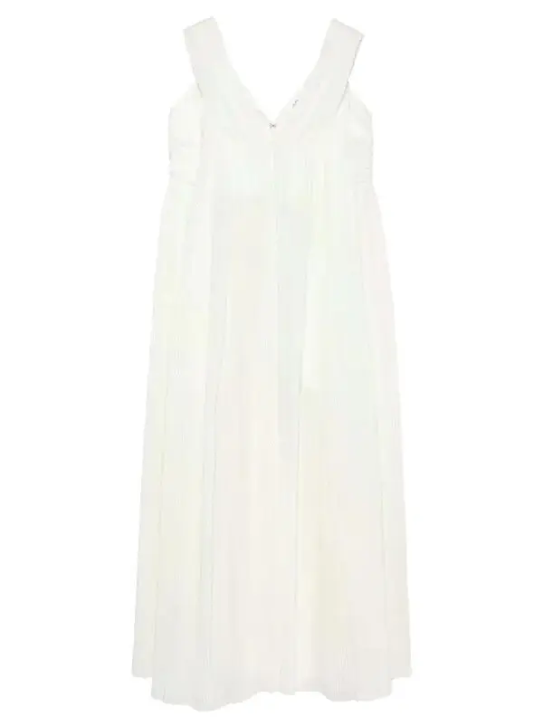 Co Collection Crinkle-cut Maxi Dress - White