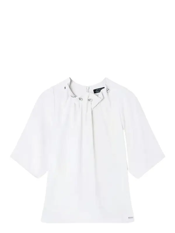 Armani Exchange Short-sleeve Blouse - Neutrals