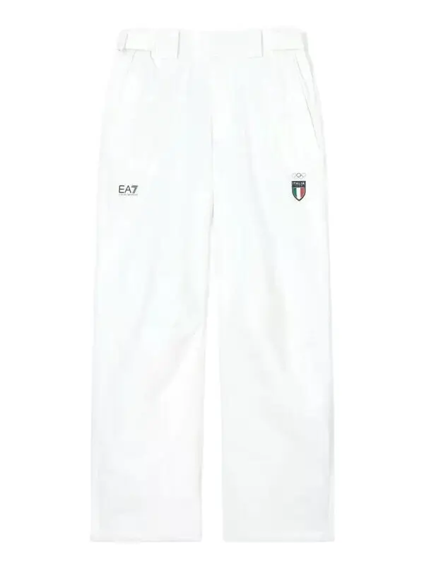 Emporio Armani Logo Trousers - White