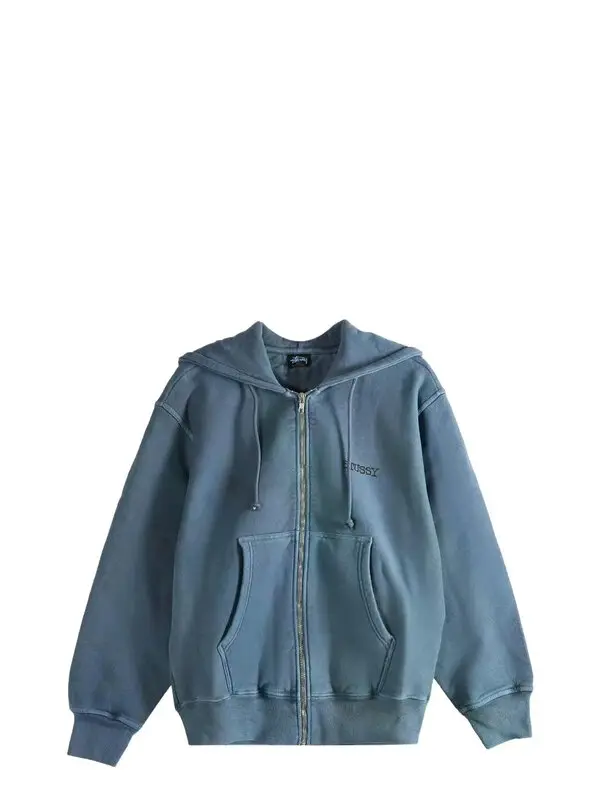 StÜssy Zip-fastening Hoodie - Blue