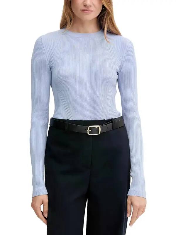 JOOP! Ribbed Knit Top - Blue