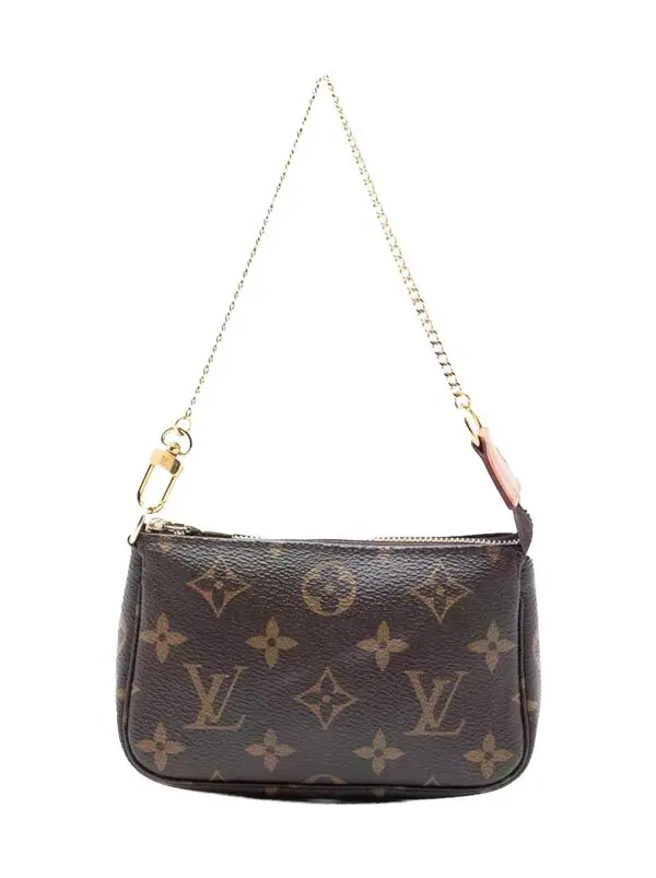 LOUIS VUITTON 2019 Monogram Mini Pochette Accessoires - Brown