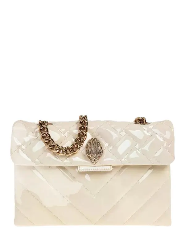 Kurt Geiger Quilted Chain Shoulder Bag - Neutrals