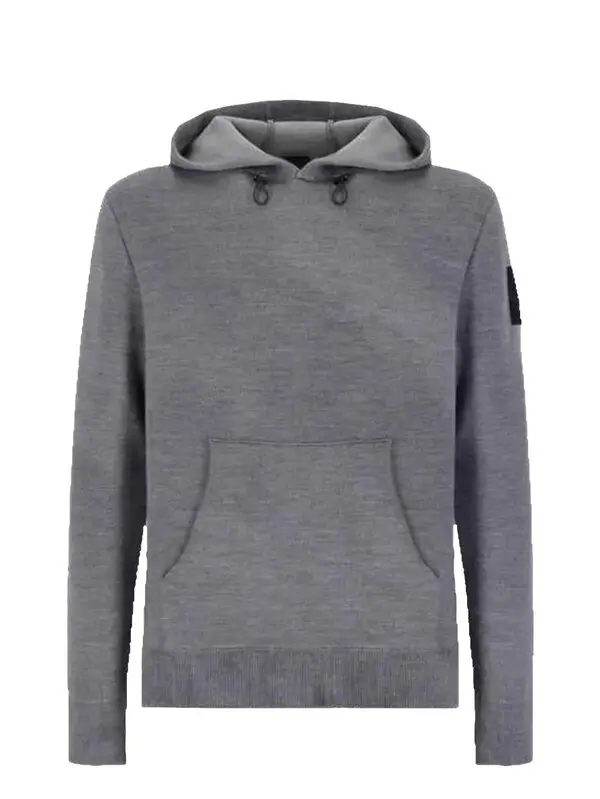 OUTHERE Crew-neck Hoodie - Grey