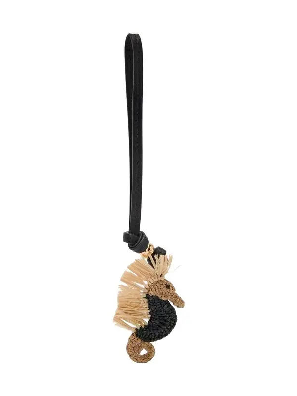 Zimmermann Seahorse Bag Charm - Black