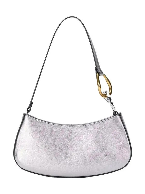 Staud Mini Ollie Tote Bag - Silver