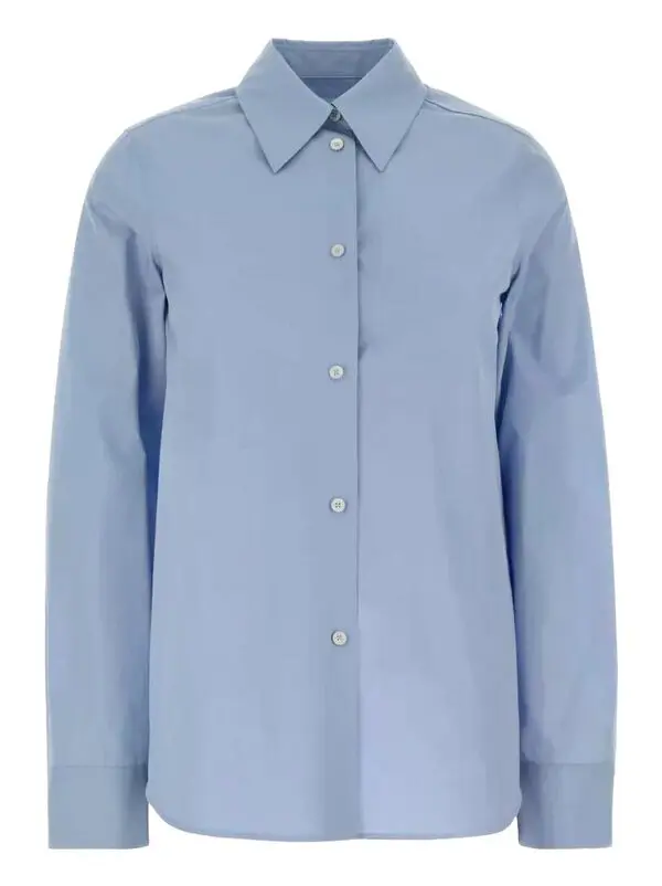 JIL SANDER Poplin Shirt - Blue