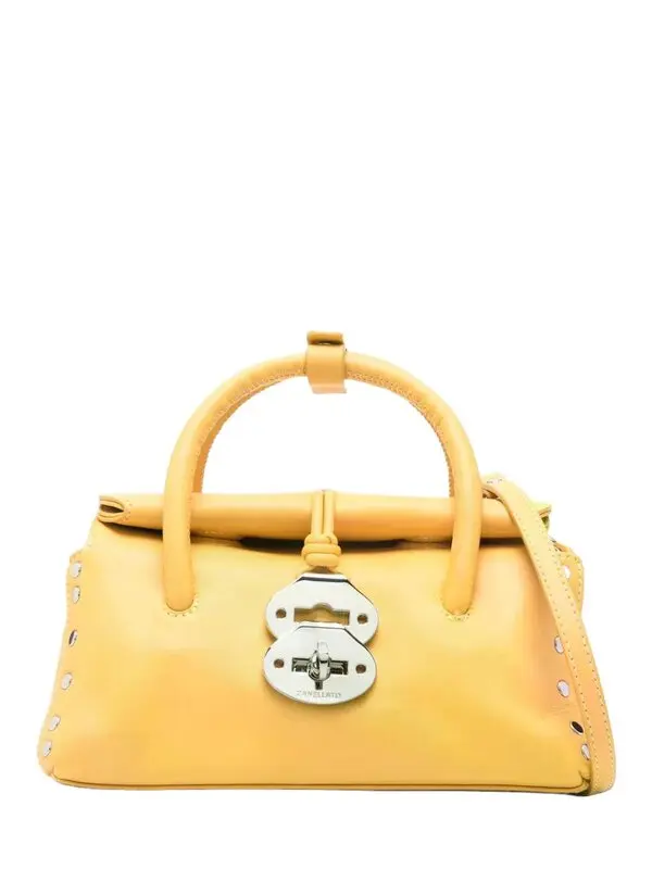 ZANELLATO Baby Dotta Stud Top-handle Tote Bag - Yellow