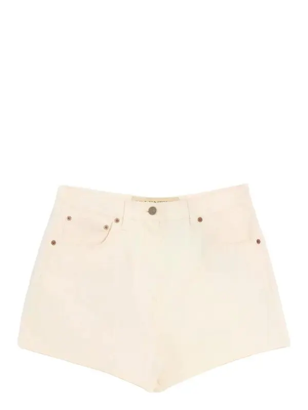 Valentino Garavani Vgold Denim Shorts - Neutrals