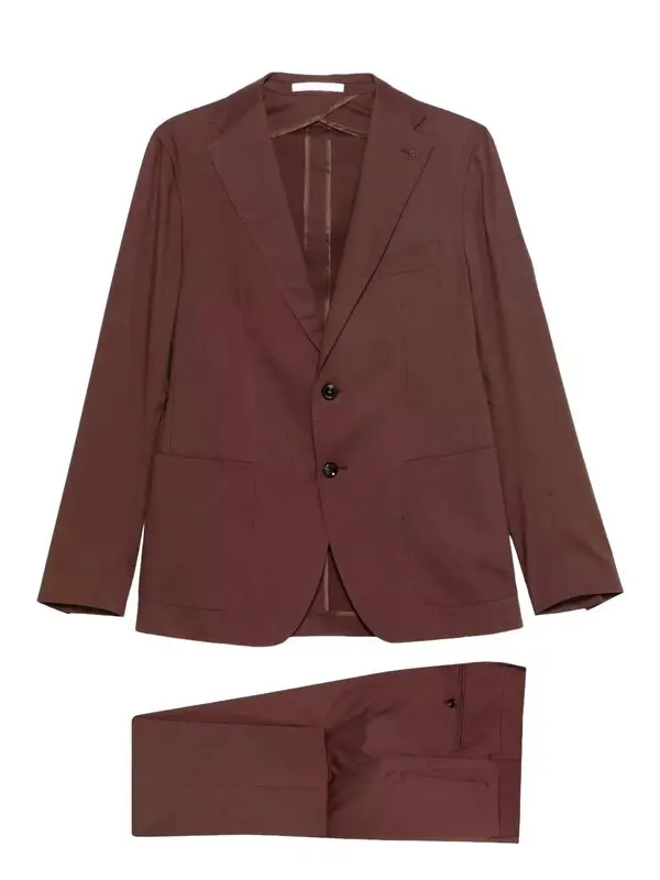 Tagliatore Single-breasted Suit - Brown