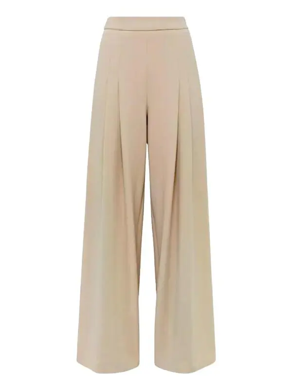 BLUGIRL Cady Pleated Trousers - Neutrals