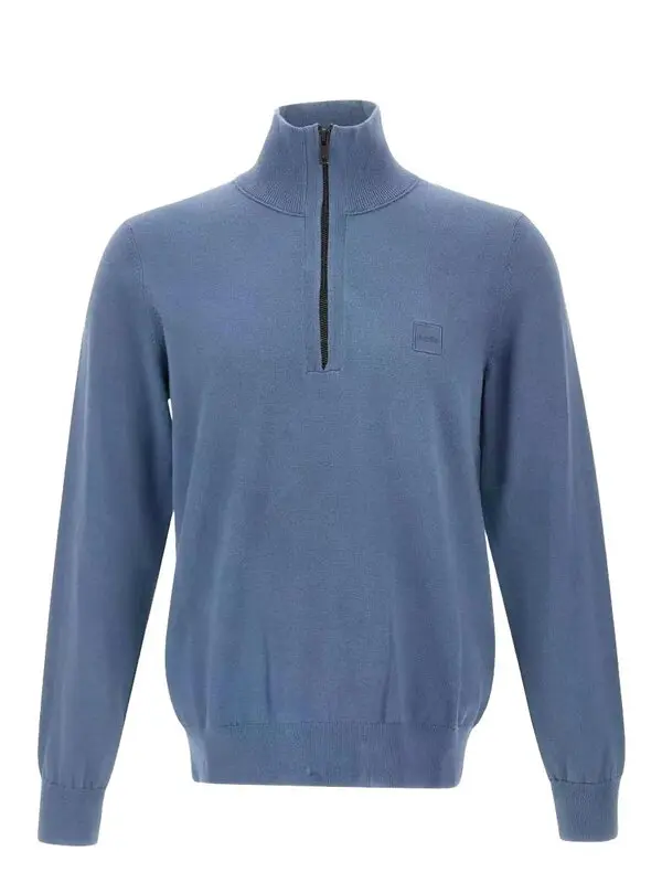 BOSS Half-zip Sweater - Blue