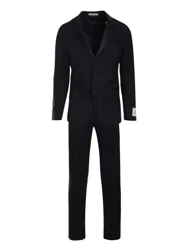 Corneliani Button-fastening Suit - Black