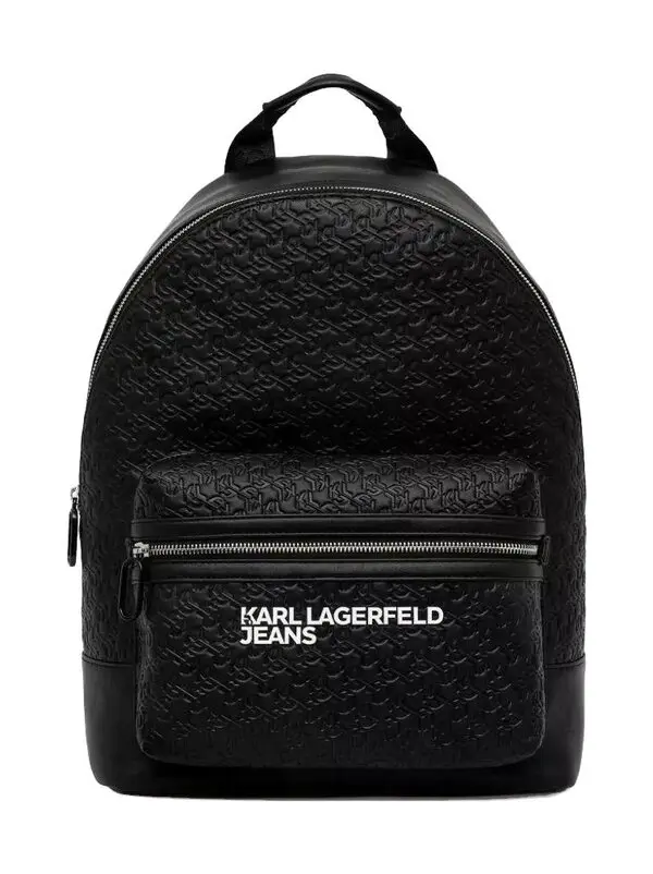 Karl Lagerfeld Logo-embossed Backpack - Black