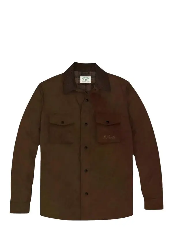 MC2 SAINT BARTH Corduroy-collar Shirt - Brown