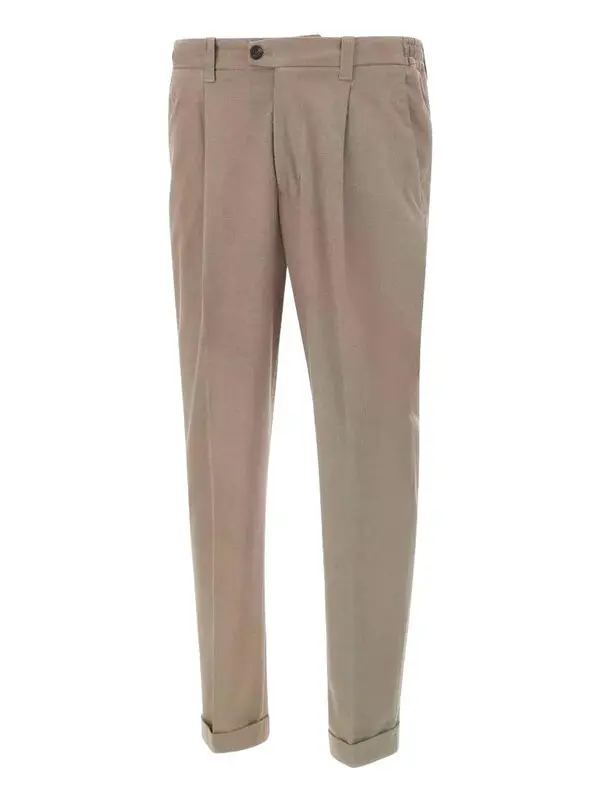 DEVORE INCIPIT Pleated Trousers - Neutrals