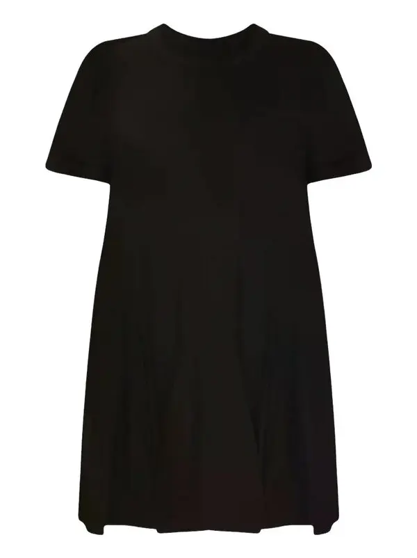 Sacai T-shirt Dress - Black