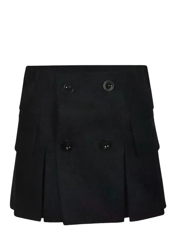 Sacai Pleated Tailored Skort - Black