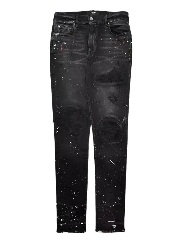 Amiri Mx1 Painted Jeans - Black
