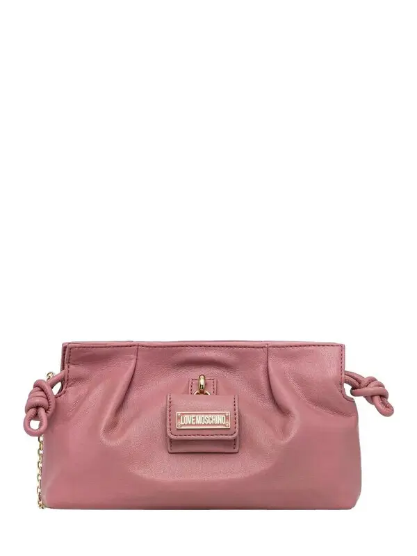 Moschino Logo-detail Shoulder Bag - Pink