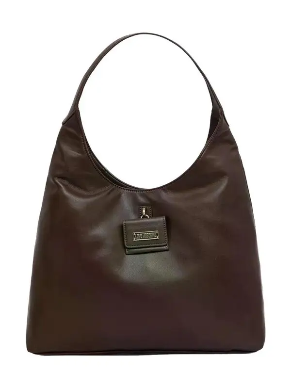 Moschino Logo-plaque Tote Bag - Brown