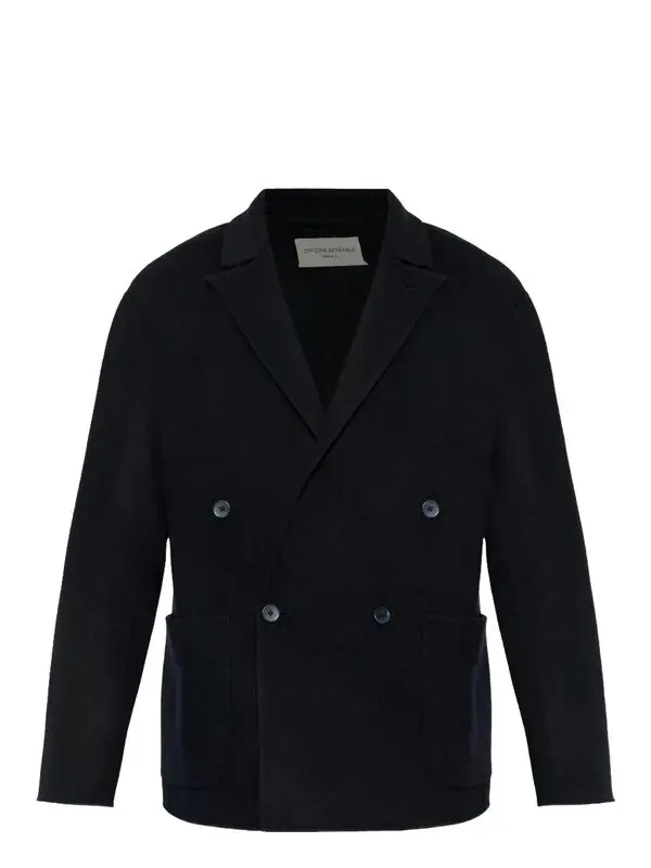 Officine Générale Double-breasted Jacket - Blue