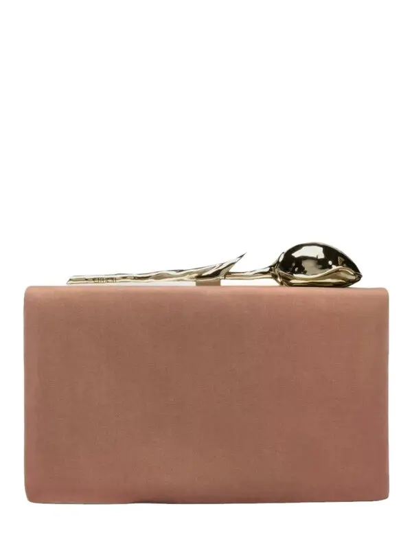 Erdem Bloom Minaudière Clutch Bag - Neutrals