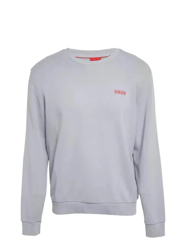 Hugo Boss Cotton Logo Sweatshirt - Grey
