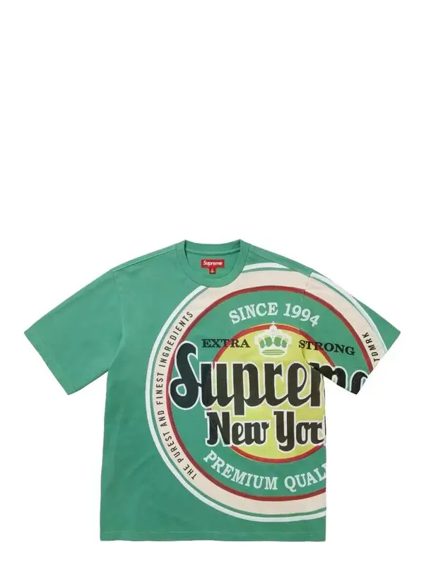 Supreme Lager-print T-shirt - Green