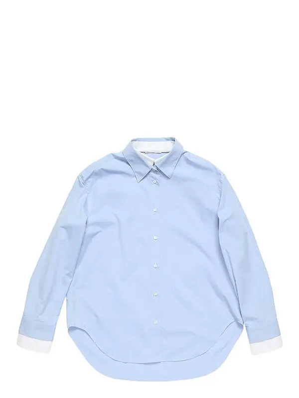 Acne Studios Layered Button-up Shirt - Blue/white