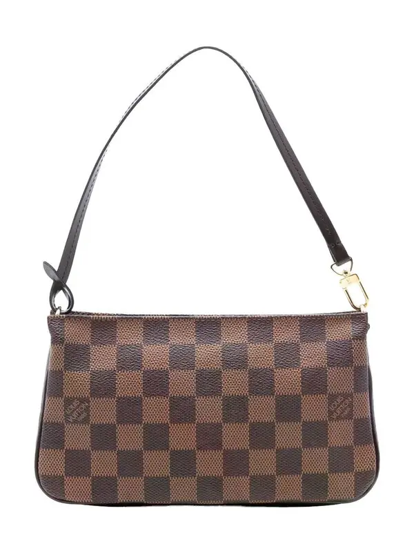 LOUIS VUITTON Damier Ebene Navona Shoulder Bag - Brown