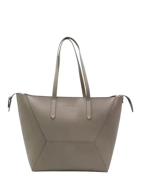 Brunello Cucinelli Zip-fastening Tote Bag - Neutrals