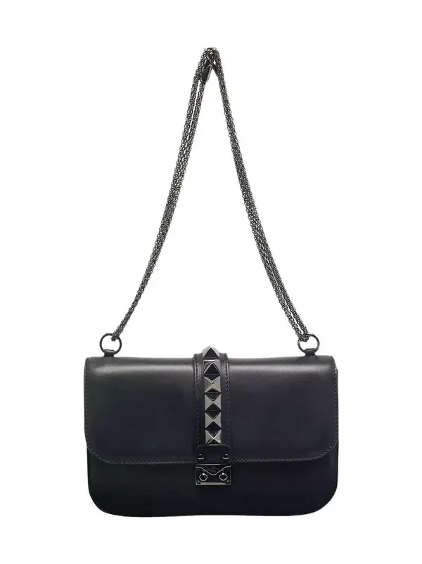 Valentino Garavani Small Leather Shoulder Bag - Black