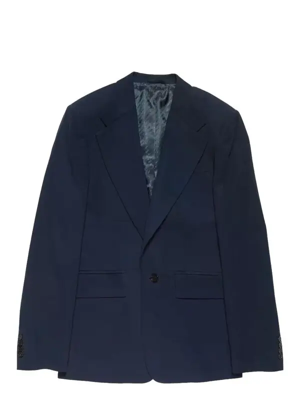 Acne Studios Notched-lapel Jacket - Blue