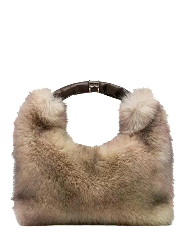 BLUGIRL Faux-fur Tote Bag - Neutrals