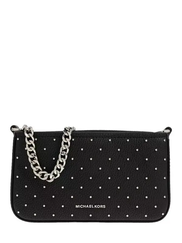Michael Kors Studded Shoulder Bag - Black