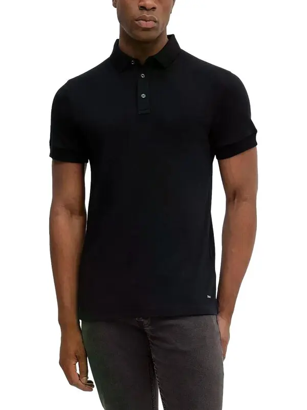 JOOP! Buttoned Polo Shirt - Black