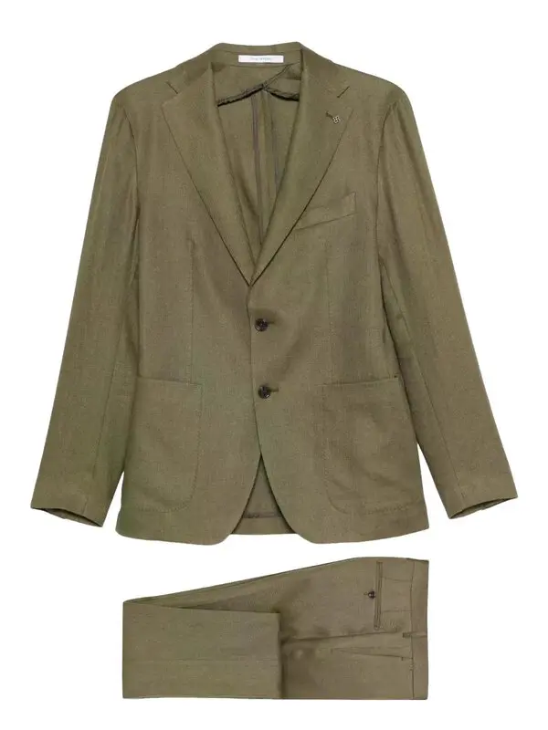 Tagliatore Single-breasted Suit - Green