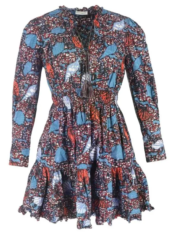 Ulla Johnson Ismaya Printed Mini Dress - Blue