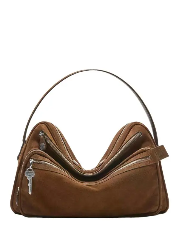 Acne Studios Camero Camera Leather Shoulder Bag - Brown