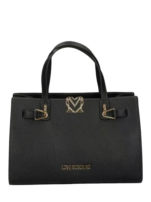 Moschino Heart-embellishment Tote Bag - Black