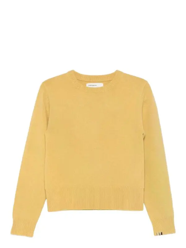 EXTREME CASHMERE X Nº430 Jeanne Crew-neck Sweater - Yellow