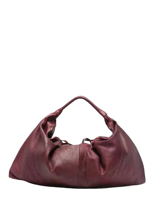 SOMMET Aura Textured Shoulder Bag - Red