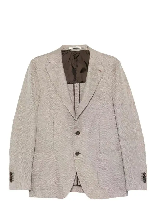 Tagliatore Button-fastening Blazer - Neutrals