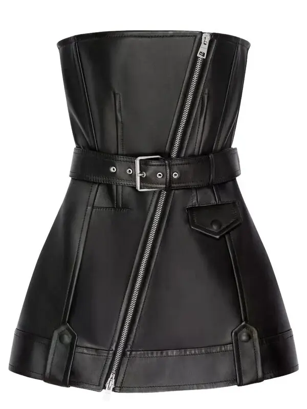 Givenchy Belted Mini Dress - Black