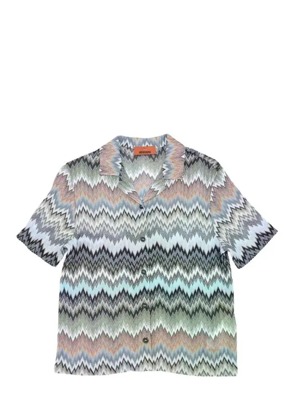 Missoni Zigzag Pattern Shirt - Neutrals
